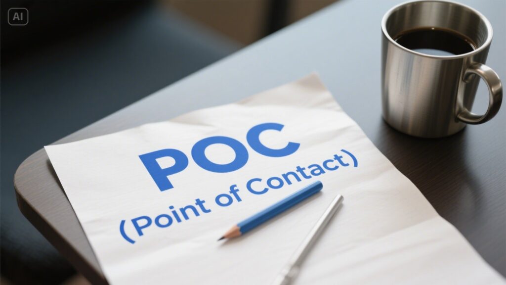 POC Meaning in a Job: Workplace Communication & Efficiency